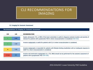 22.2.2018 acute limb ischemia vs critical limb ischemia | PPTX