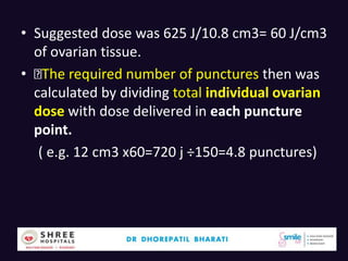 Ovarian Drilling Do's & Don'ts - By Dhorepatil Bharati | PPTX