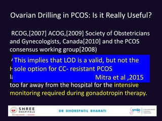 Ovarian Drilling Do's & Don'ts - By Dhorepatil Bharati | PPTX