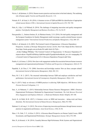 22. tqm practices and organizational performance in | PDF | Human ...