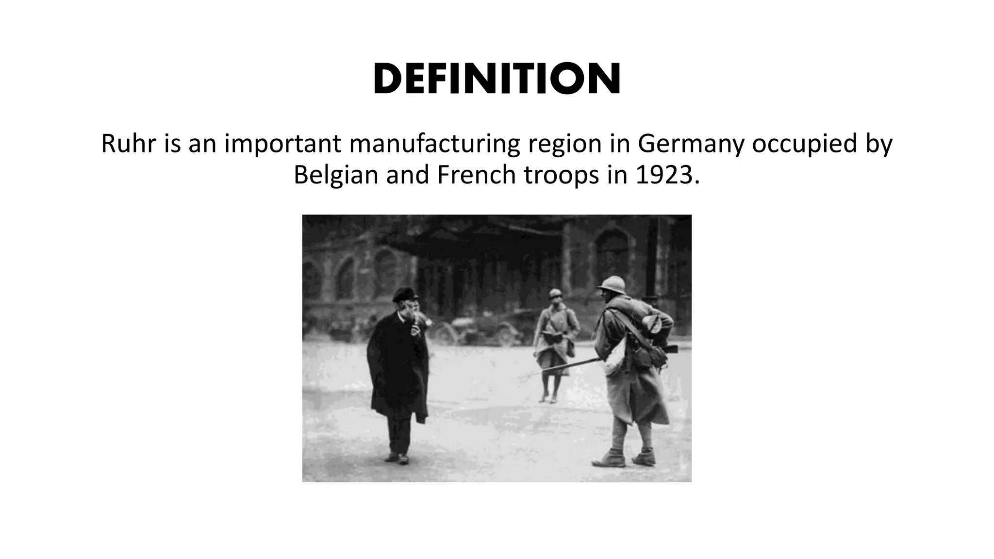 REVISION IGCSE CAMBRIDGE HISTORY: RUHR | PPTX