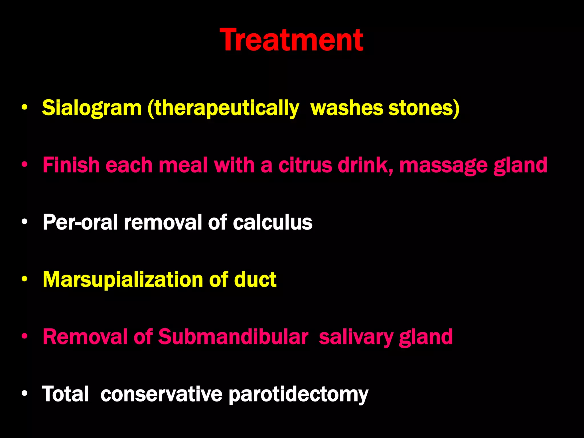 Diseases of salivary glands | PPT