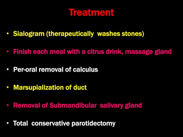 Diseases of salivary glands | PPT | Ear, Nose and Throat Conditions ...