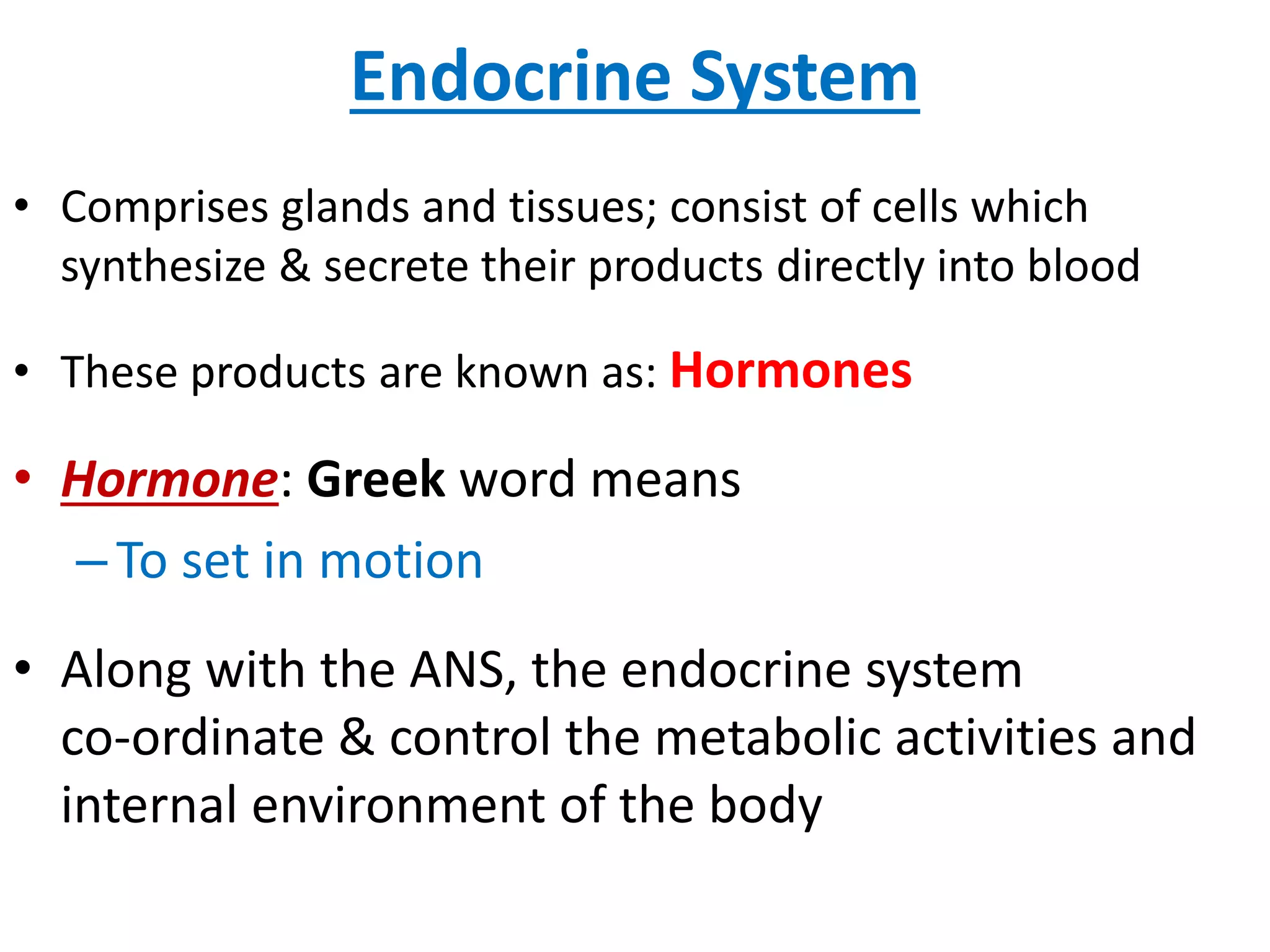 Histology of endocrine glands | PPTX