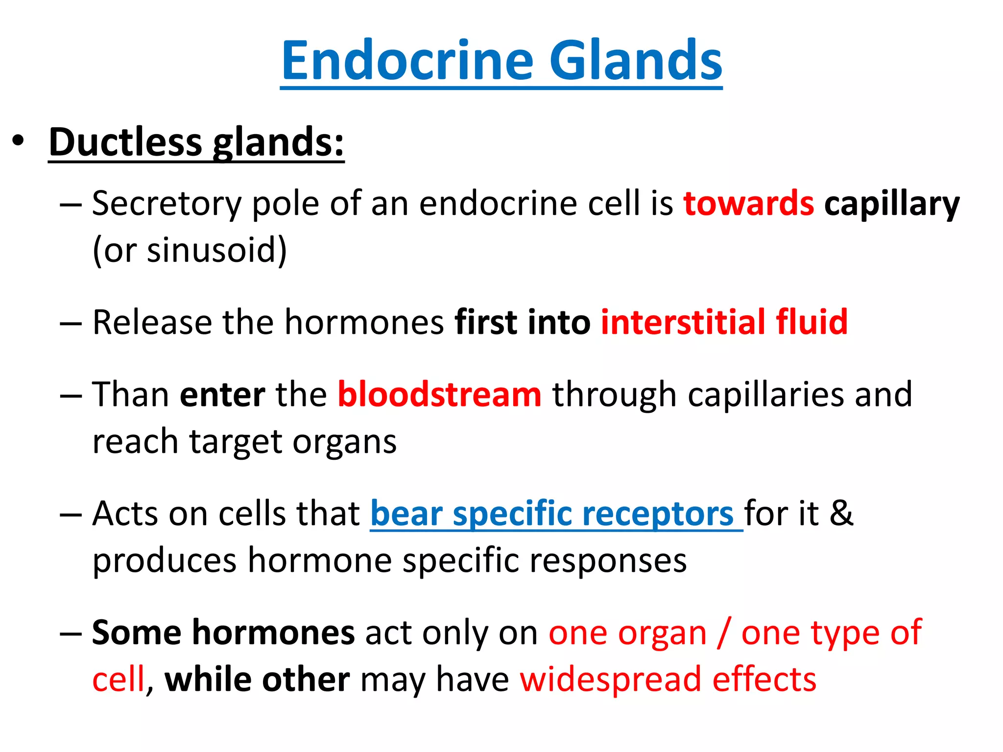 Histology of endocrine glands | PPTX