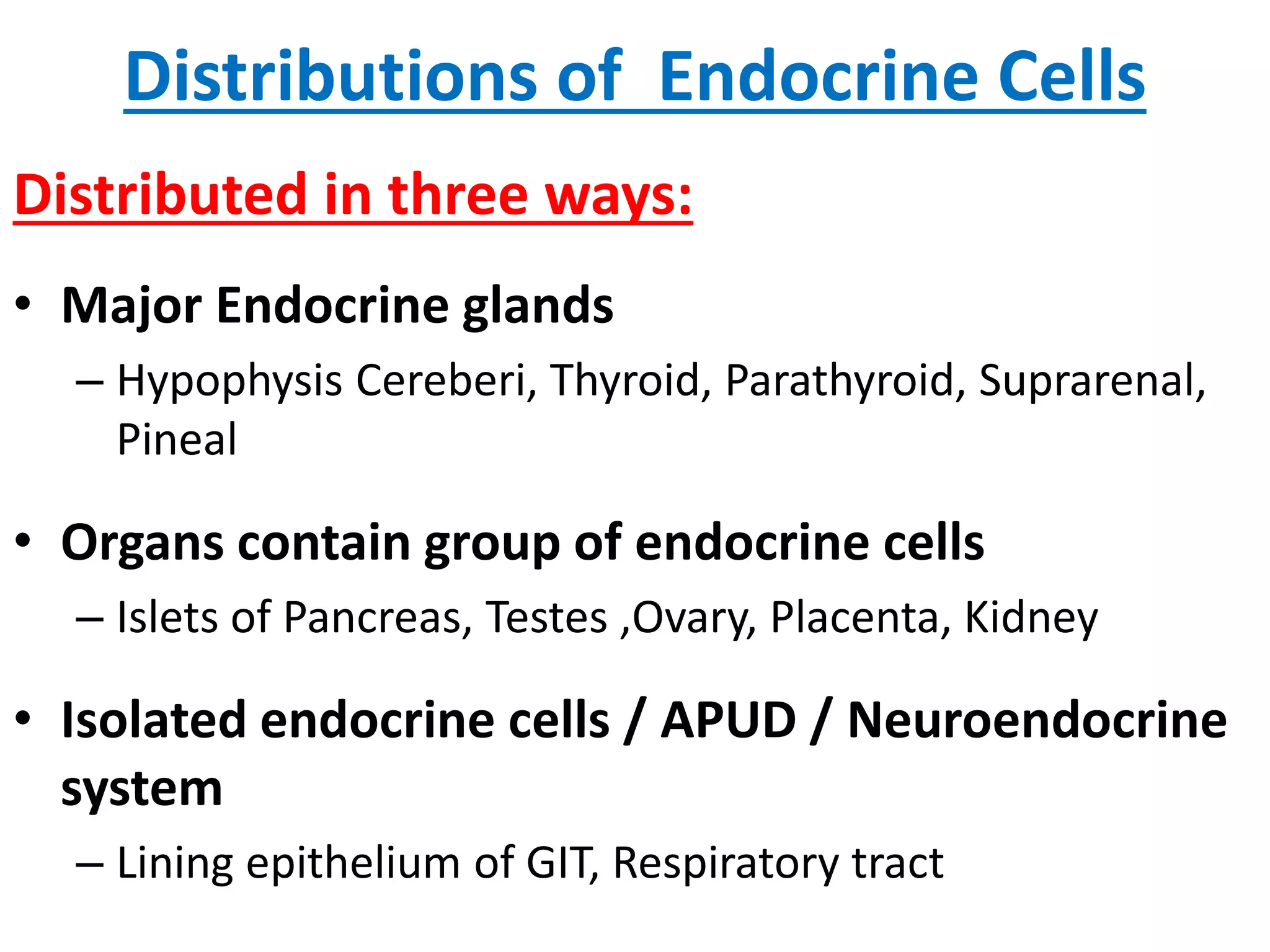 Histology of endocrine glands | PPTX