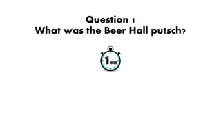 REVISION IGCSE CAMBRIDGE HISTORY: ADOLF HITLER | PPTX