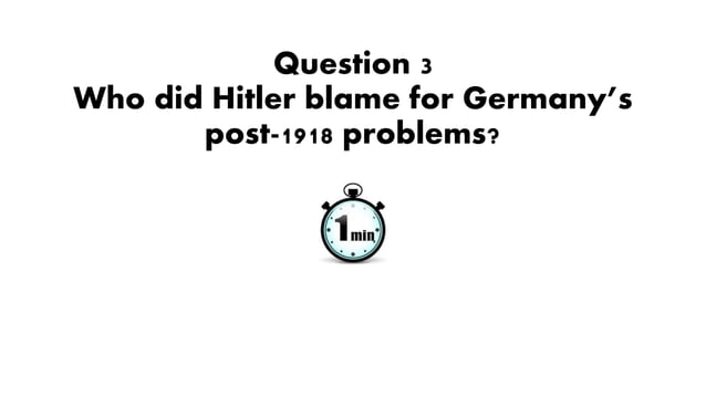 REVISION IGCSE CAMBRIDGE HISTORY: ADOLF HITLER | PPT