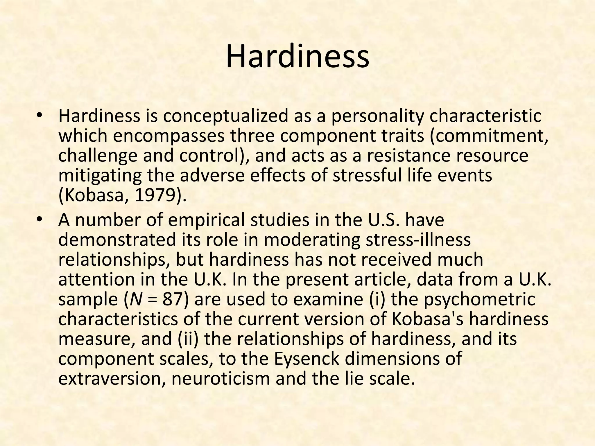 Stress Prone and Resistance Personalities by S.Lakshmanan, Psychologist ...
