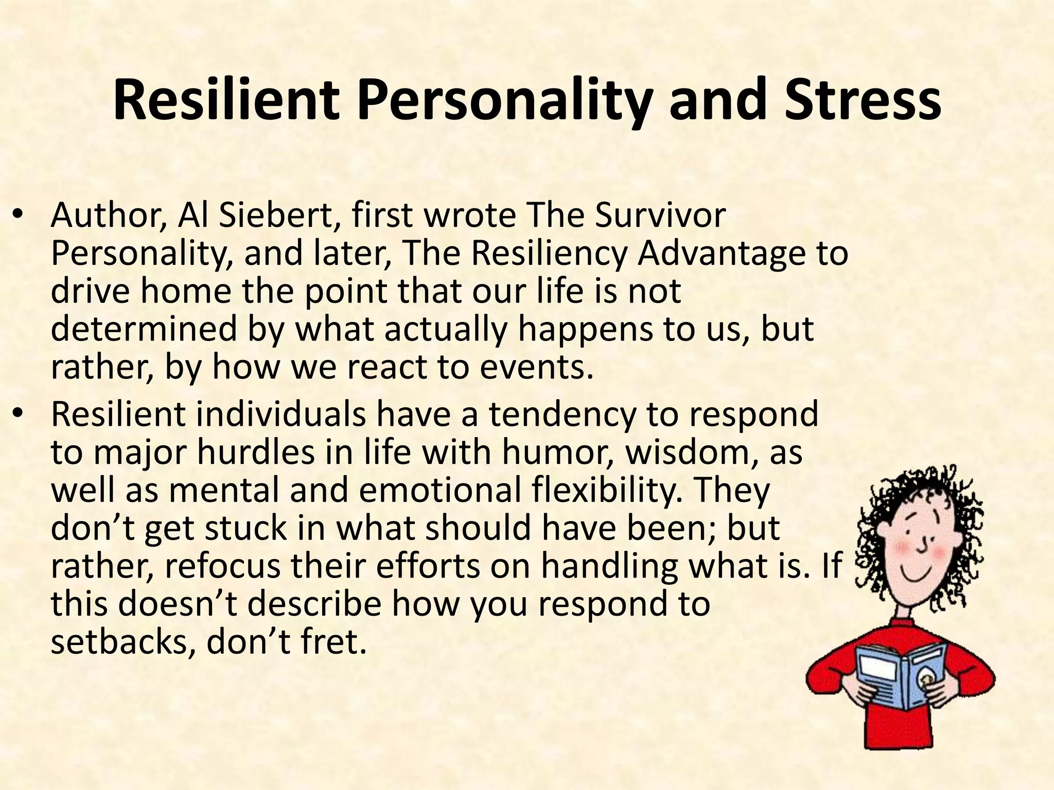 Stress Prone and Resistance Personalities by S.Lakshmanan, Psychologist ...