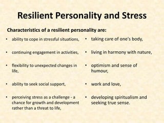 Stress Prone and Resistance Personalities by S.Lakshmanan, Psychologist ...