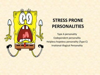 Stress Prone and Resistance Personalities by S.Lakshmanan, Psychologist ...