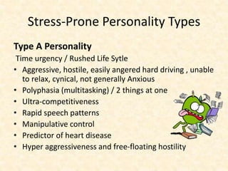 Stress Prone and Resistance Personalities by S.Lakshmanan, Psychologist ...
