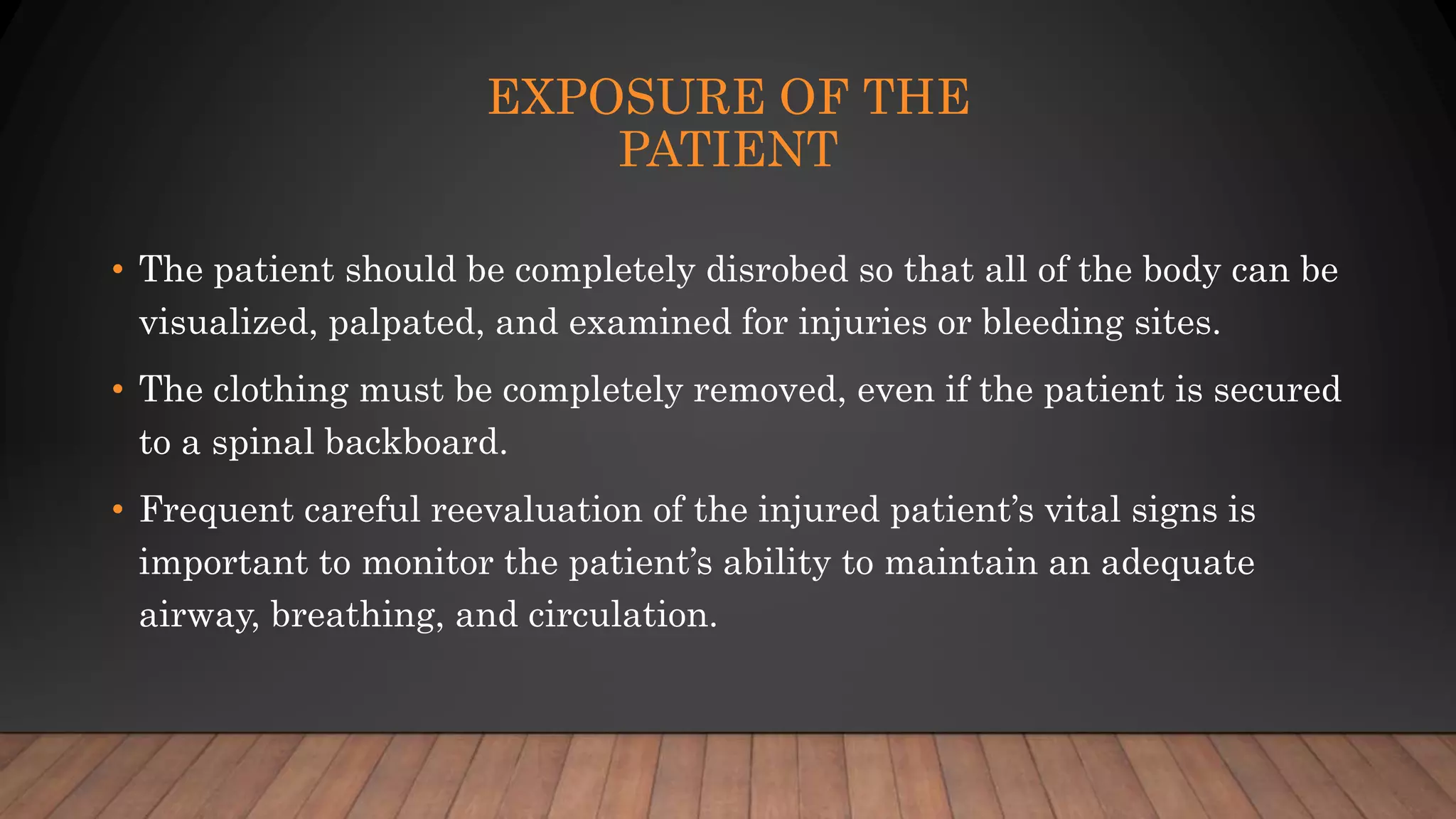 Initial Management of the Trauma Patient | PPTX