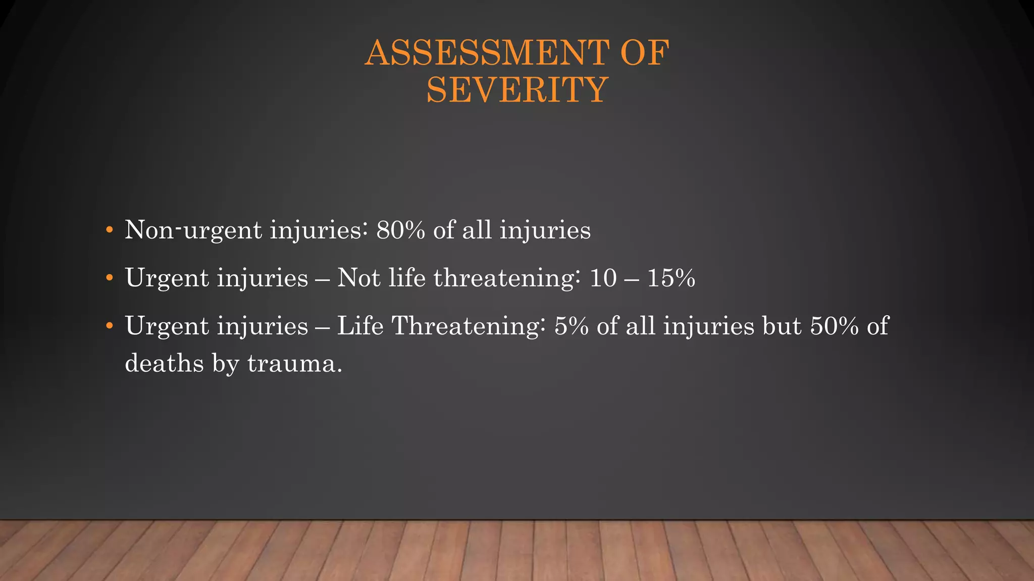 Initial Management of the Trauma Patient | PPTX
