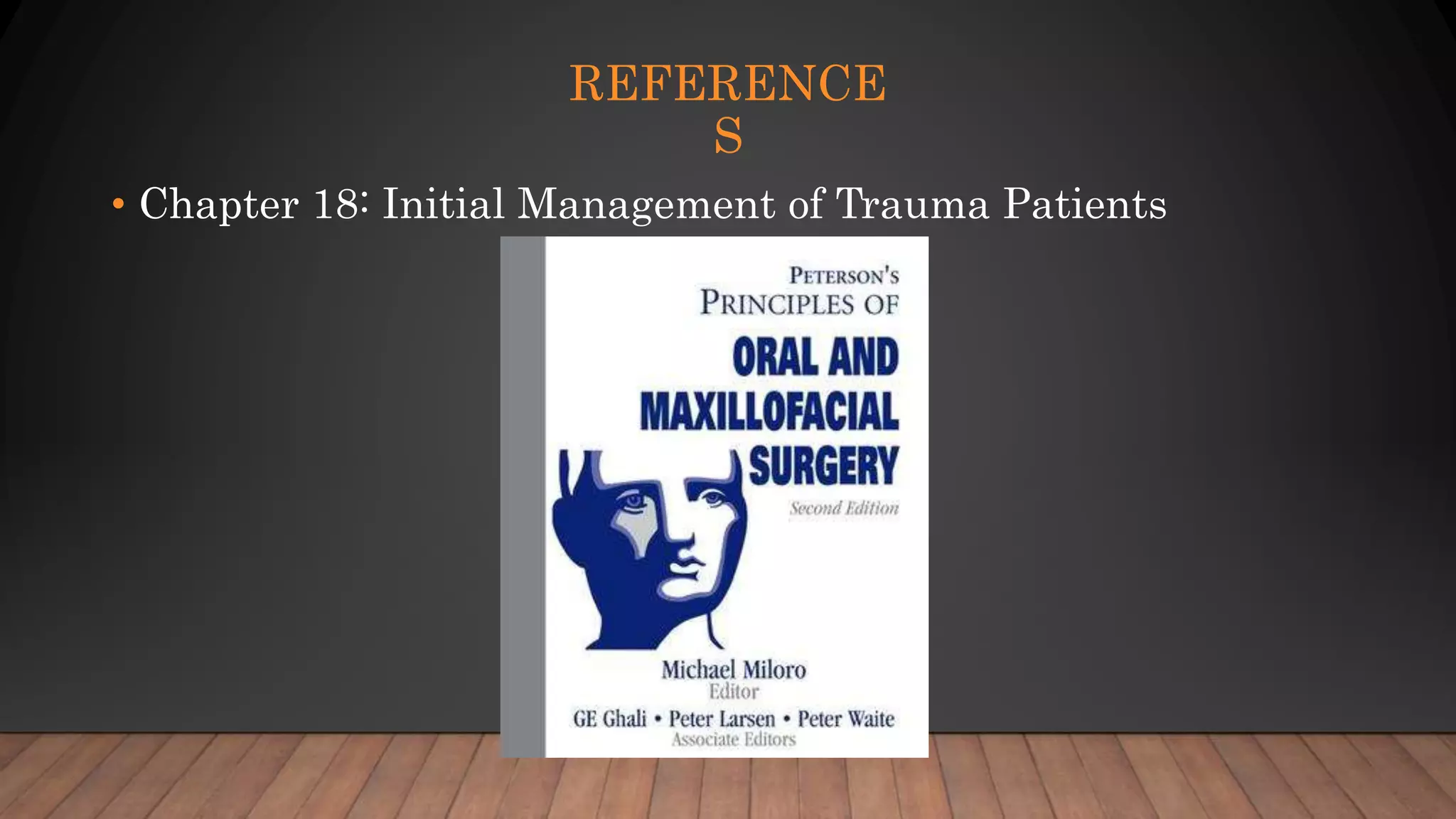 Initial Management of the Trauma Patient | PPTX
