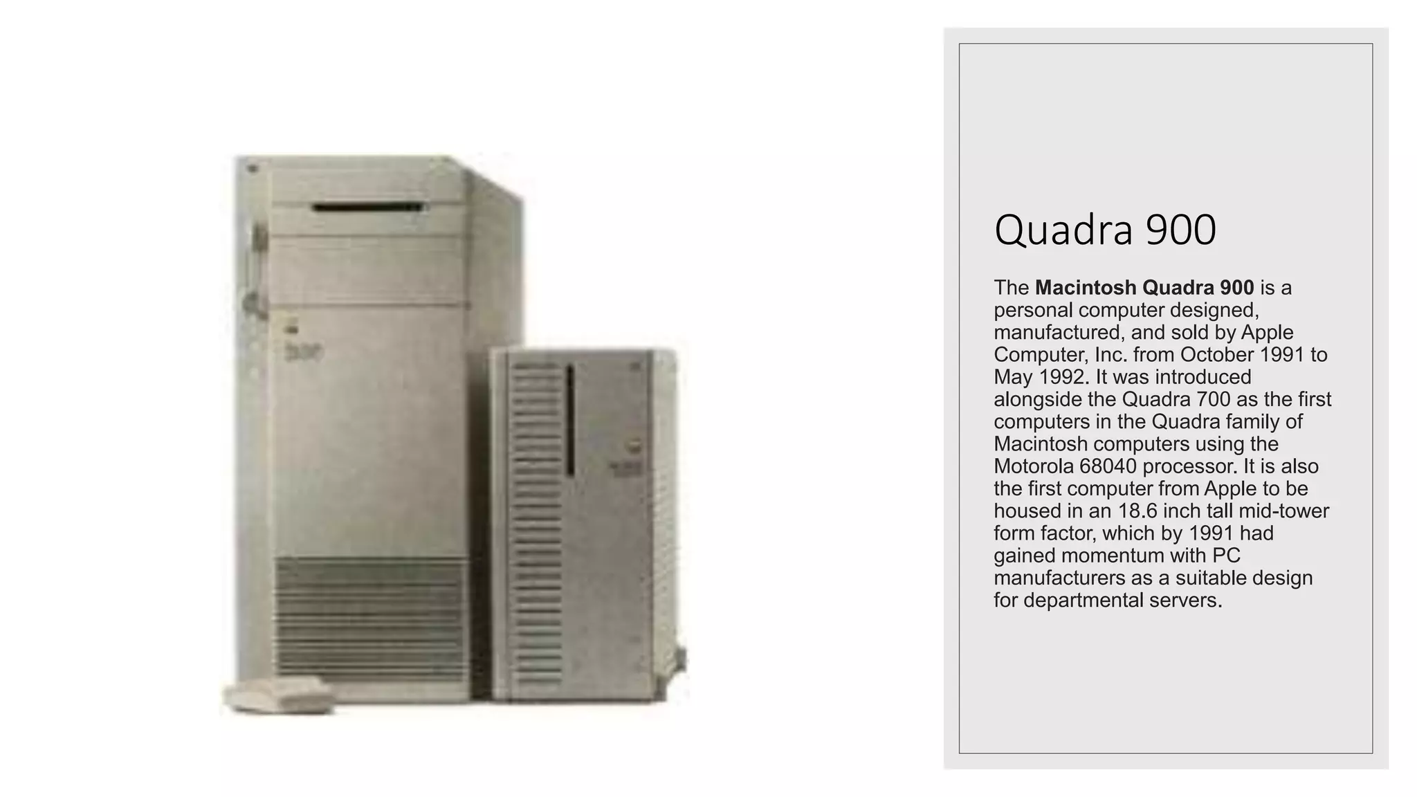 Macintosh Timeline | PPTX