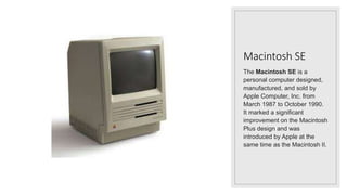 Macintosh Timeline | PPTX
