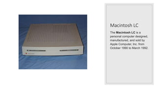 Macintosh Timeline | PPTX