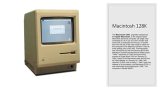 Macintosh Timeline | PPTX