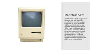 Macintosh Timeline | PPTX