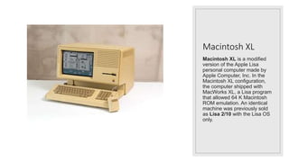 Macintosh Timeline | PPTX