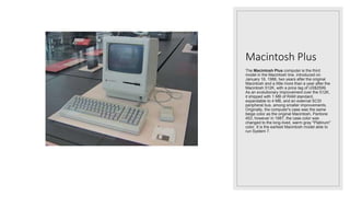 Macintosh Timeline | PPTX