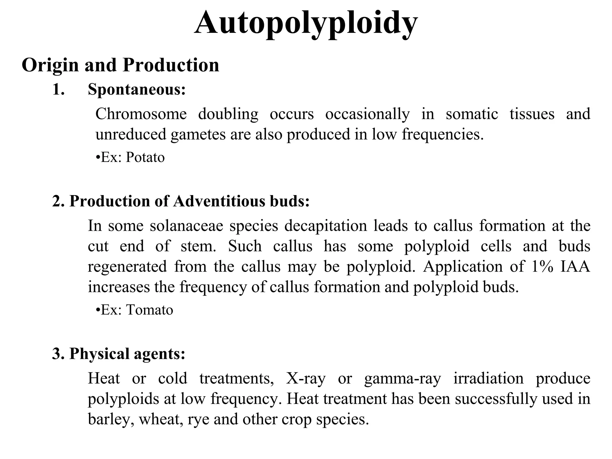 22. Polyploidy in plant breeding in crop improvement | PPT