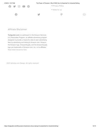 The Power of Precision: Why A RAD Gun Is Essential For Industrial ...