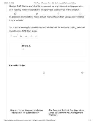 The Power of Precision: Why A RAD Gun Is Essential For Industrial ...