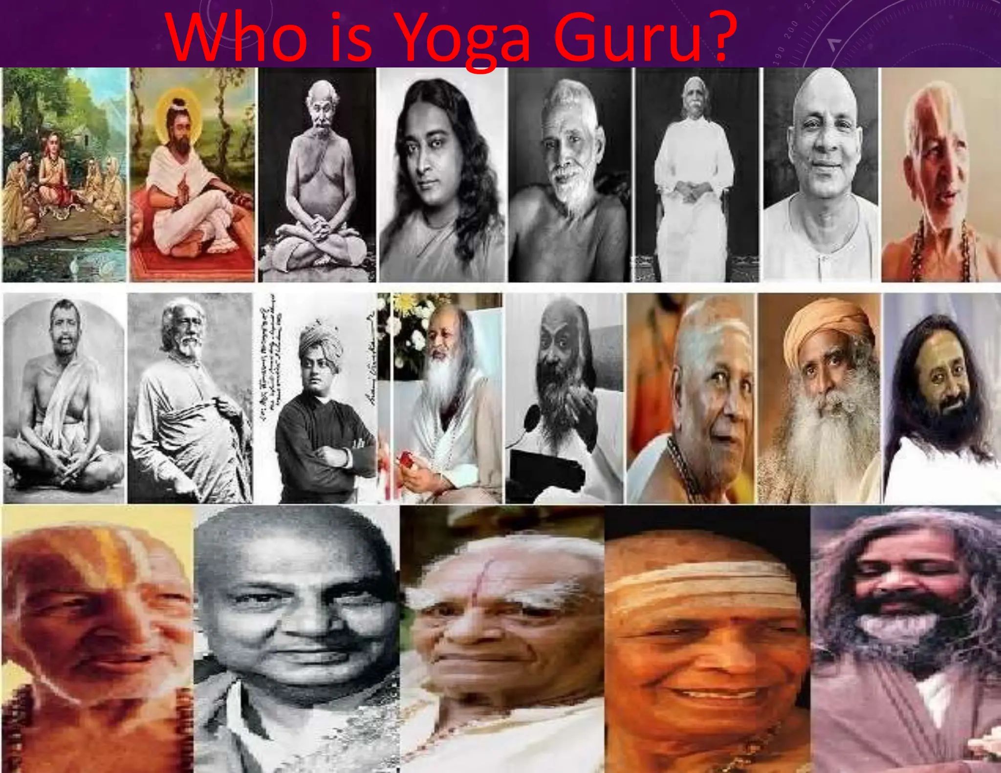 Who is Yoga Guru | PPTX