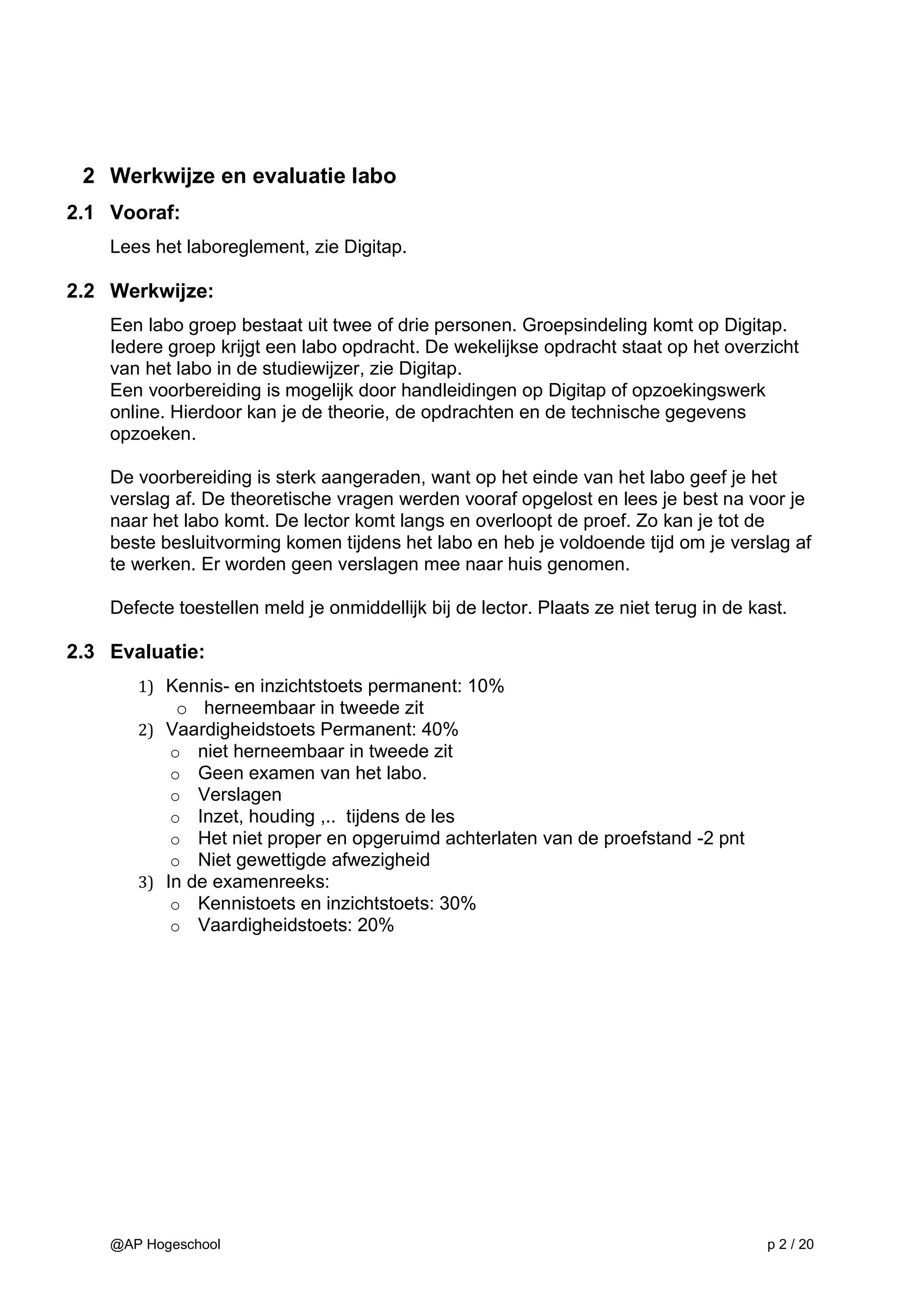 Inleiding in de meet-en regeltechniek: impressie | PDF