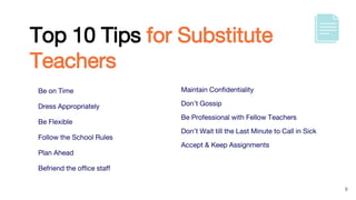 22-23 Teacher Substitute Orientation.pptx