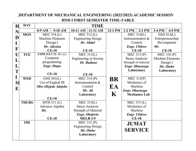22-23 Time Table Original.docx