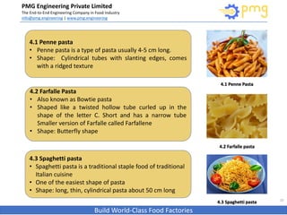 An Insight to Pasta Processing.pptx..... | PPTX