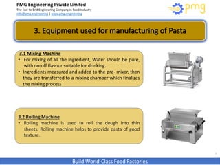 An Insight to Pasta Processing.pptx..... | PPTX
