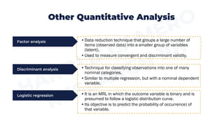 Research 101: Inferential Quantitative Analysis | PPT