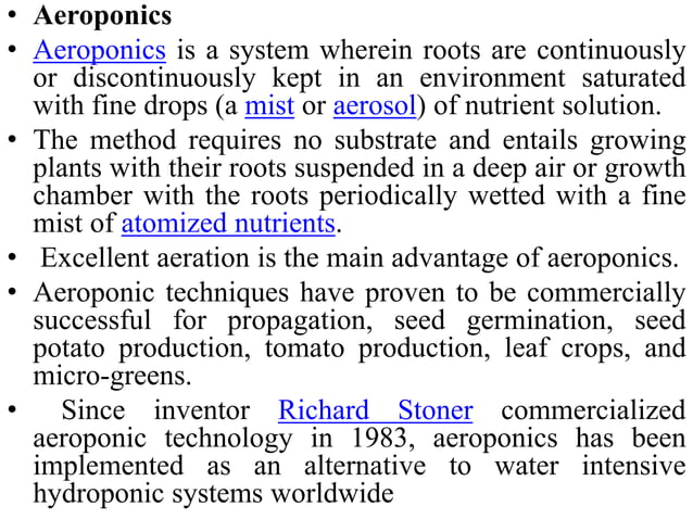 22. Hyydroponics, aeroponics, verticulture and riverbed farming.pptx