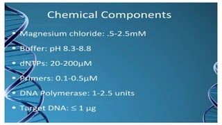 DPT - Biochemistry & Genetics - II Polymerase Chain Reaction | PPTX