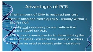 DPT - Biochemistry & Genetics - II Polymerase Chain Reaction | PPTX
