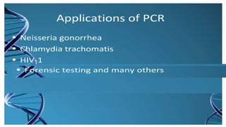 DPT - Biochemistry & Genetics - II Polymerase Chain Reaction | PPTX