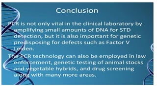 DPT - Biochemistry & Genetics - II Polymerase Chain Reaction | PPTX