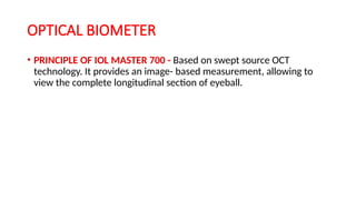 22. Biometry ophthalmology by Dr Rahul.pptx