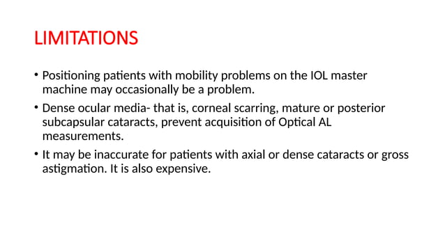 22. Biometry ophthalmology by Dr Rahul.pptx | Eye and Vision Conditions | Diseases and Conditions