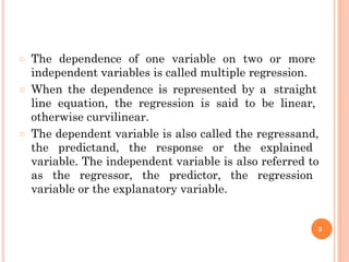 .Regression in inferential statistics ppt for presentation | PPT