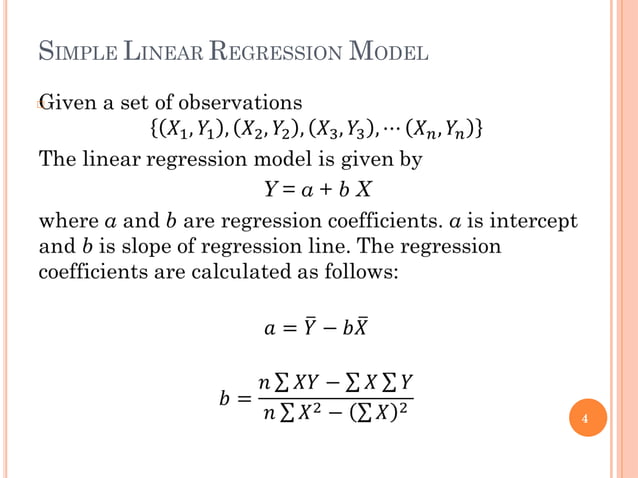 .Regression in inferential statistics ppt for presentation | PPT