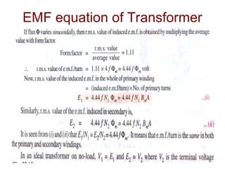 22. emf equation. transformation ratio.ppt