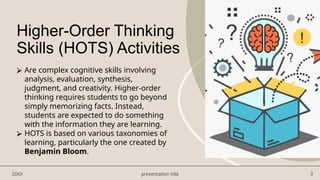 22.-HOTS-ACTIVITIES-AND-CREATIVE-LEARNING.pptx