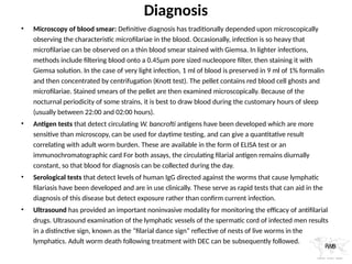 22. Lymphatic Filariasis-DD-DG.pptx MEDICAL PARASITOLOGY | PPTX