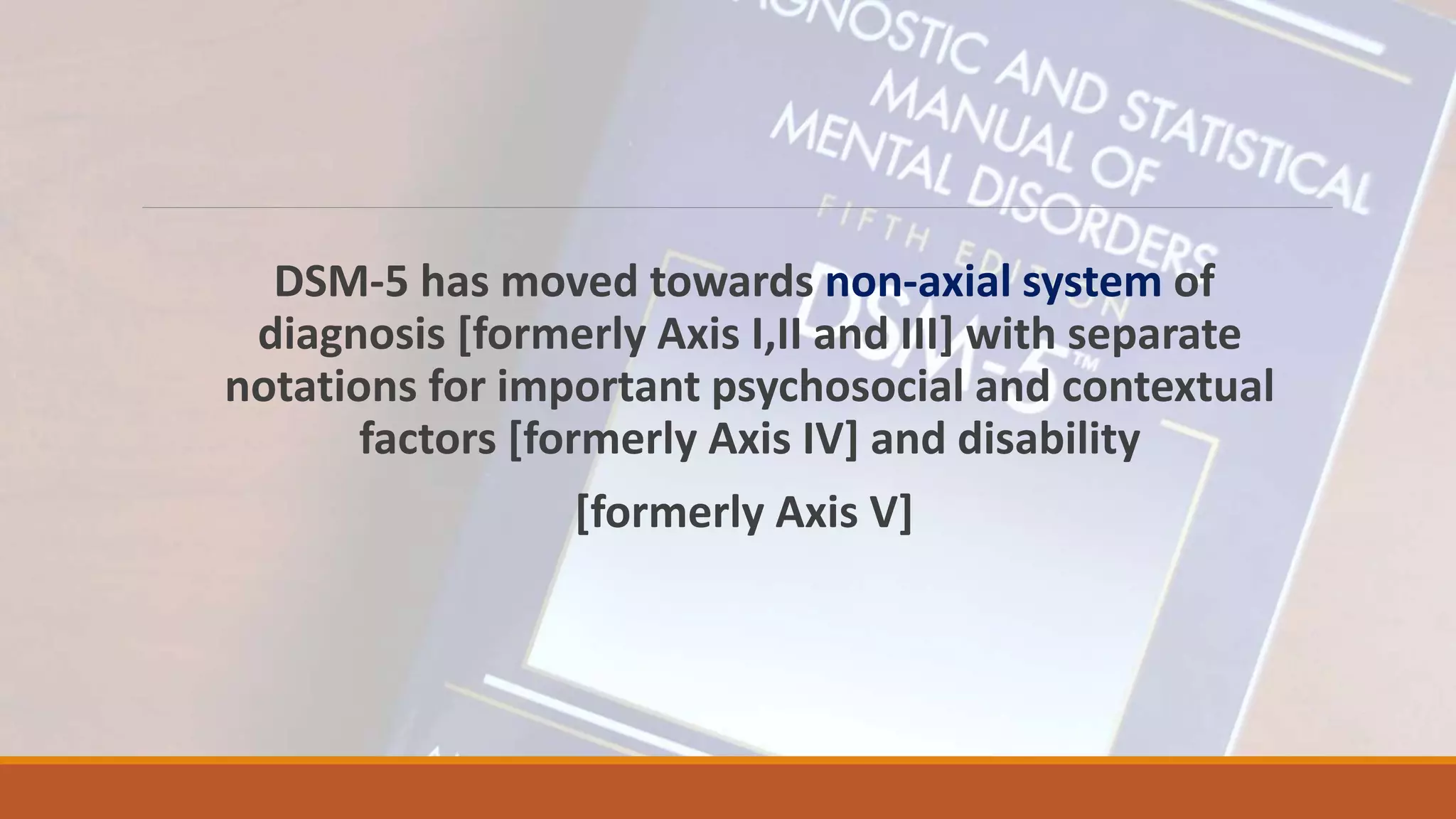 DSM - 5 | PPTX